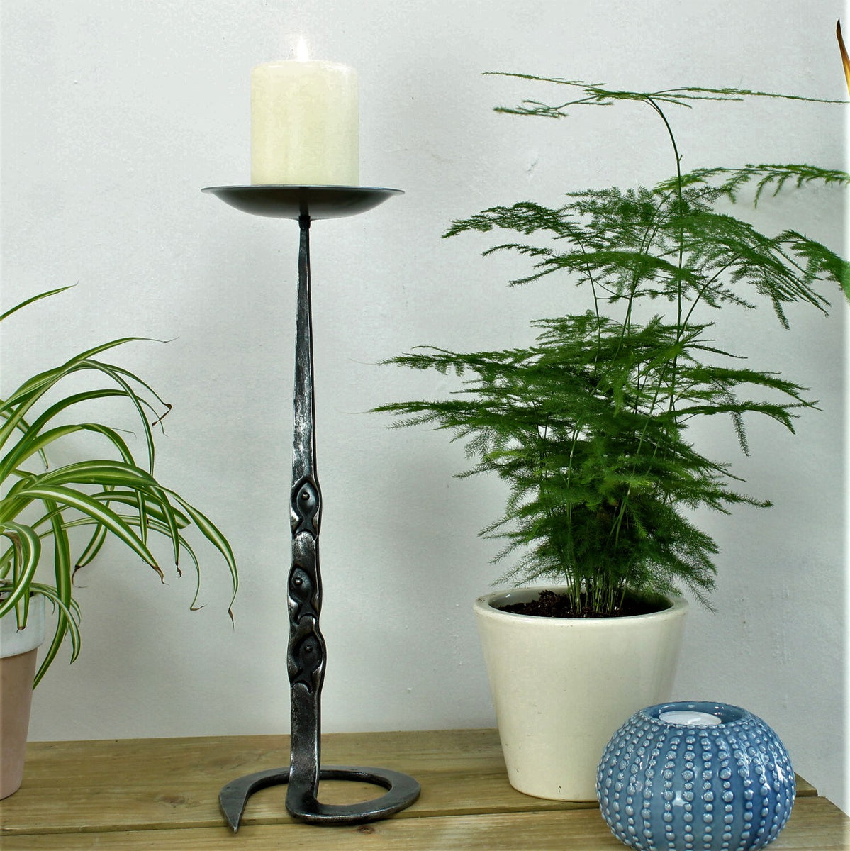 Fish Candlestick – Belltrees Forge